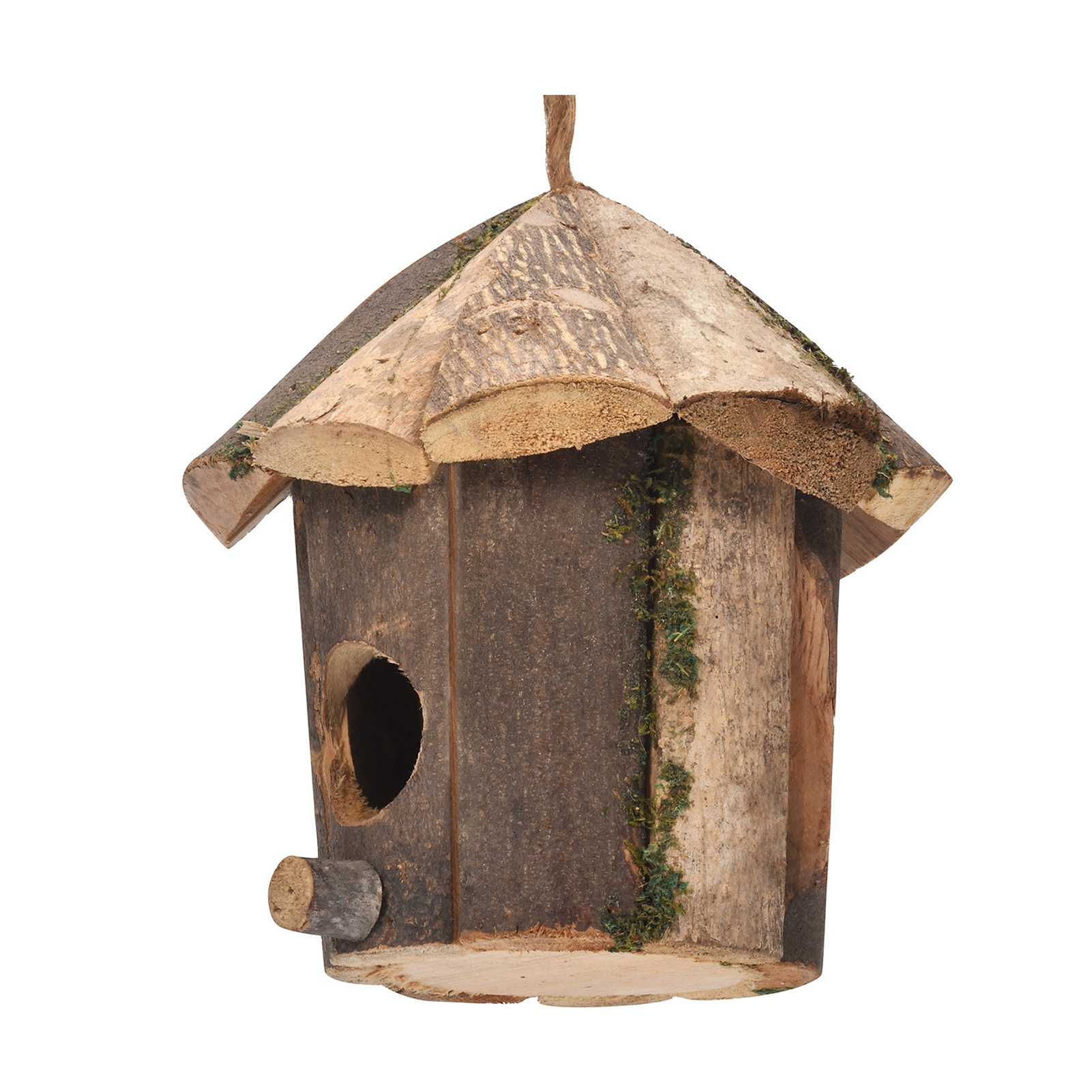 Kinaerty Outdoor Hanging Hummingbird House Wooden Bird House with ...