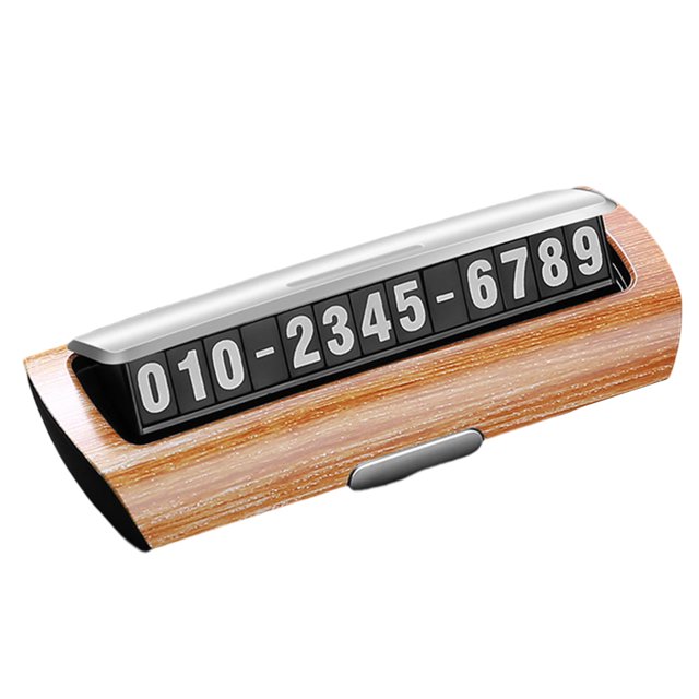 Kinaerty Parking Number Plate Glow-in-the-dark Removable Legible Phone ...