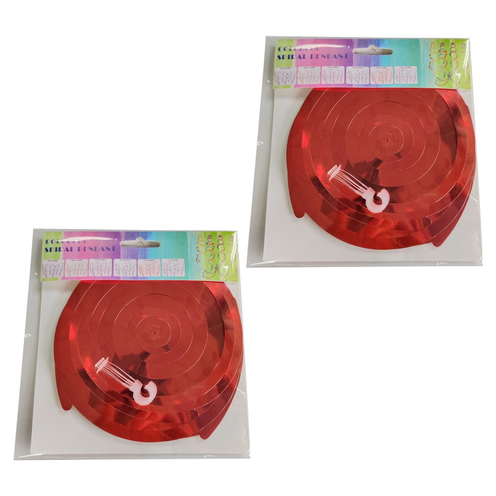 Kinaerty Party Double Spiral Hanging Decorations Set of 12 Colorful ...