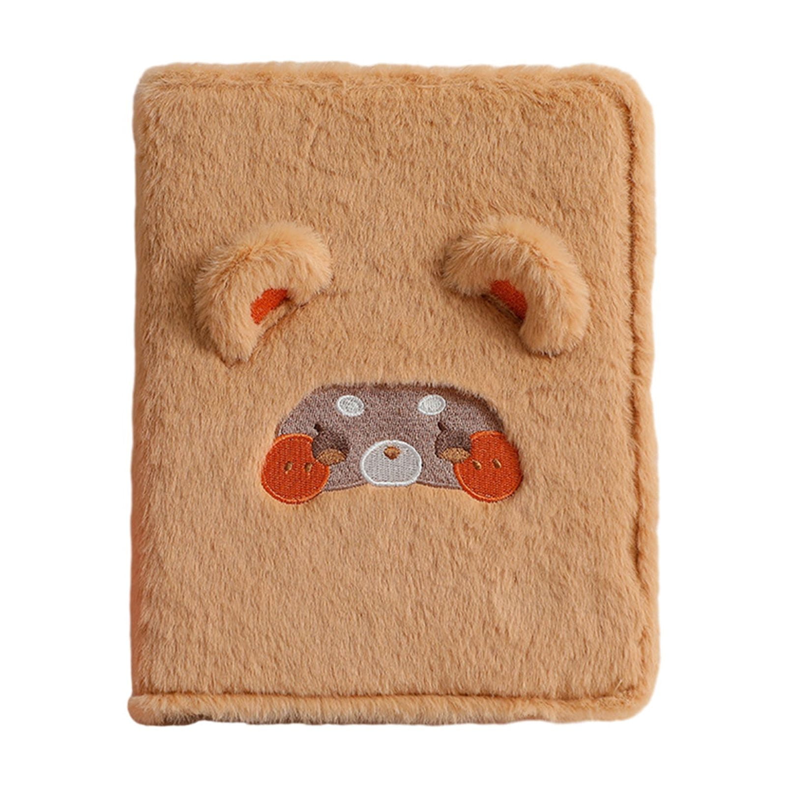 Kinaerty Photo Album Cover Cute Plush A5 Binder Photocard Holder ...