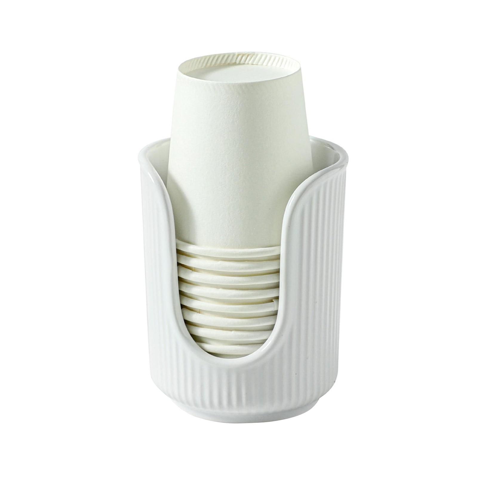 Kinaerty Plastic Cup Holder U-Shaped Grooves Top Opening Cup Storage ...