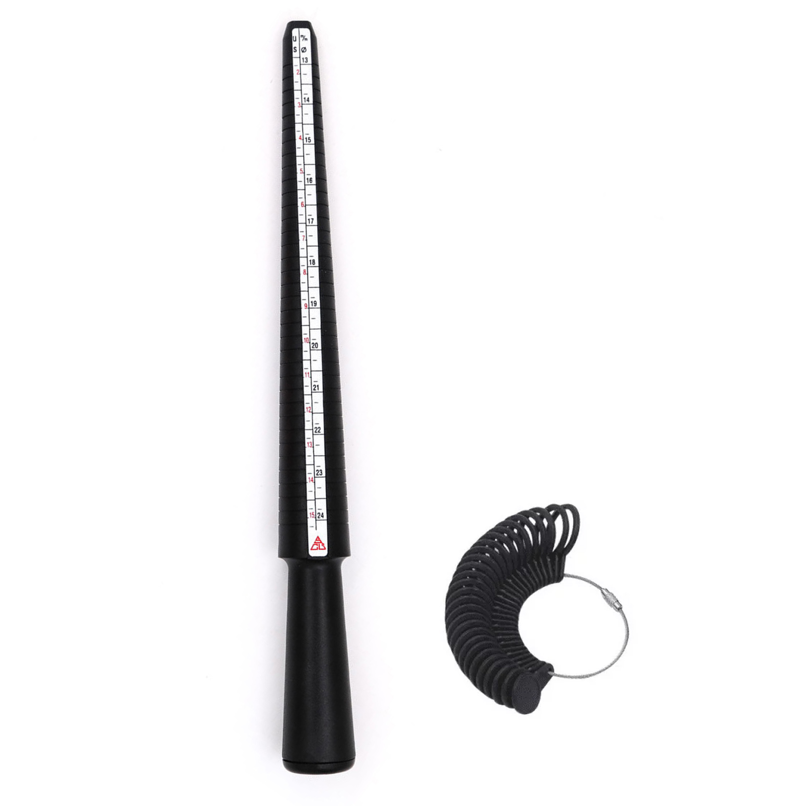 Kinaerty Plastic Ring Measuring Tool Ring Size Accurate Measuring Stick ...