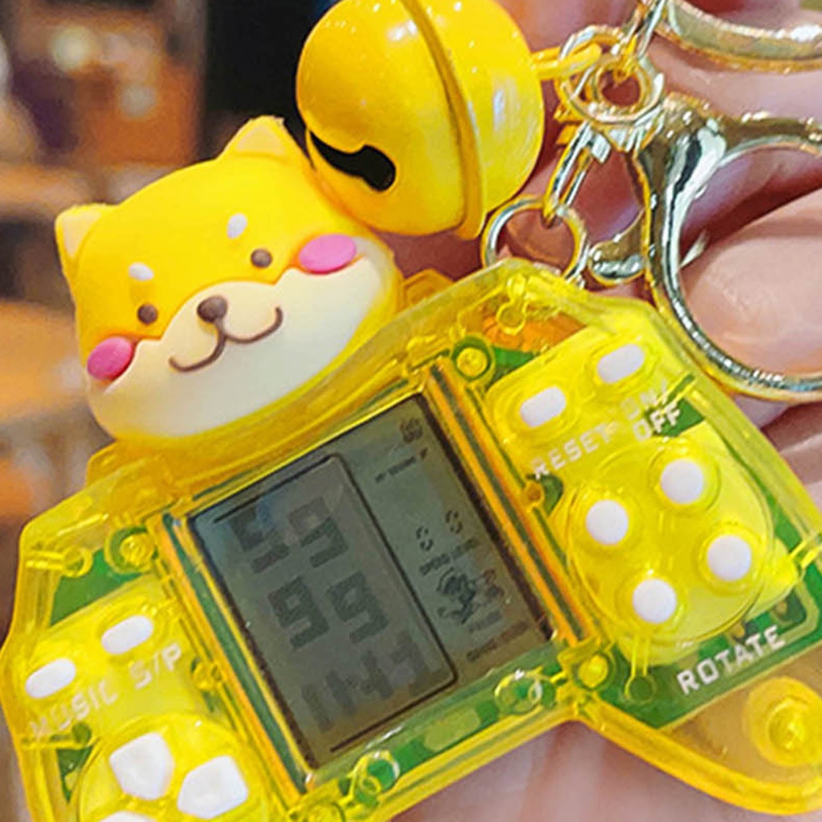 Kinaerty Retro Game Keychain Creative Cartoon Mini Game Machine Fun ...