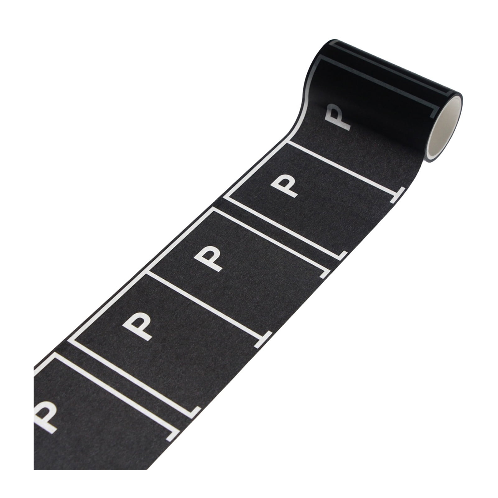 Kinaerty Roadway Tape Black Road Track Car Track Tape Dollhouse ...