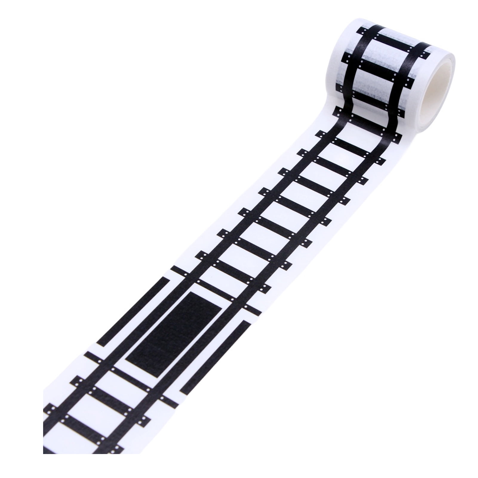 Kinaerty Roadway Tape Black Road Track Car Track Tape Dollhouse ...