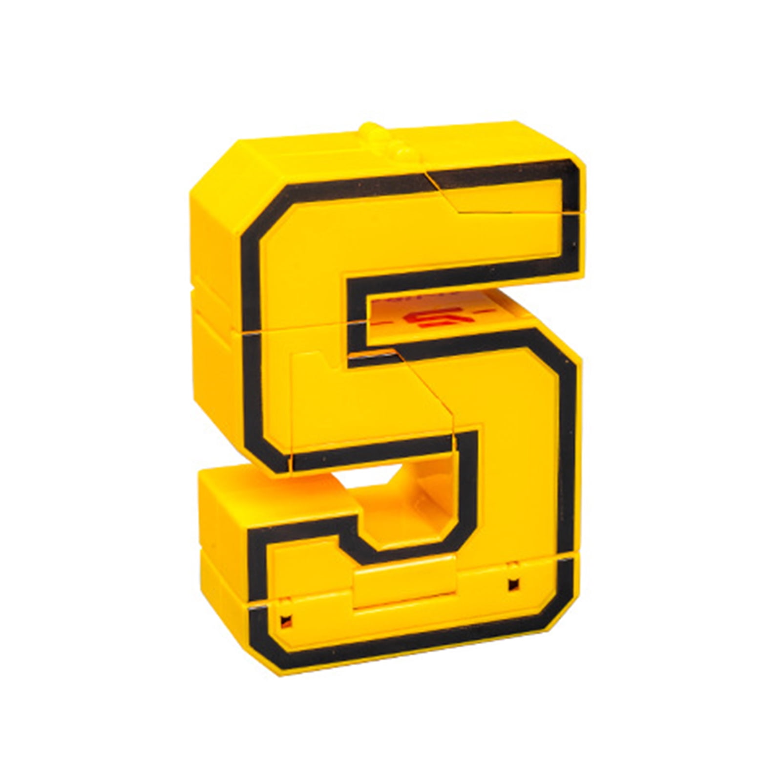 Kinaerty Robot Toy Compact Kids Digital Numbers Transforming Robot ...