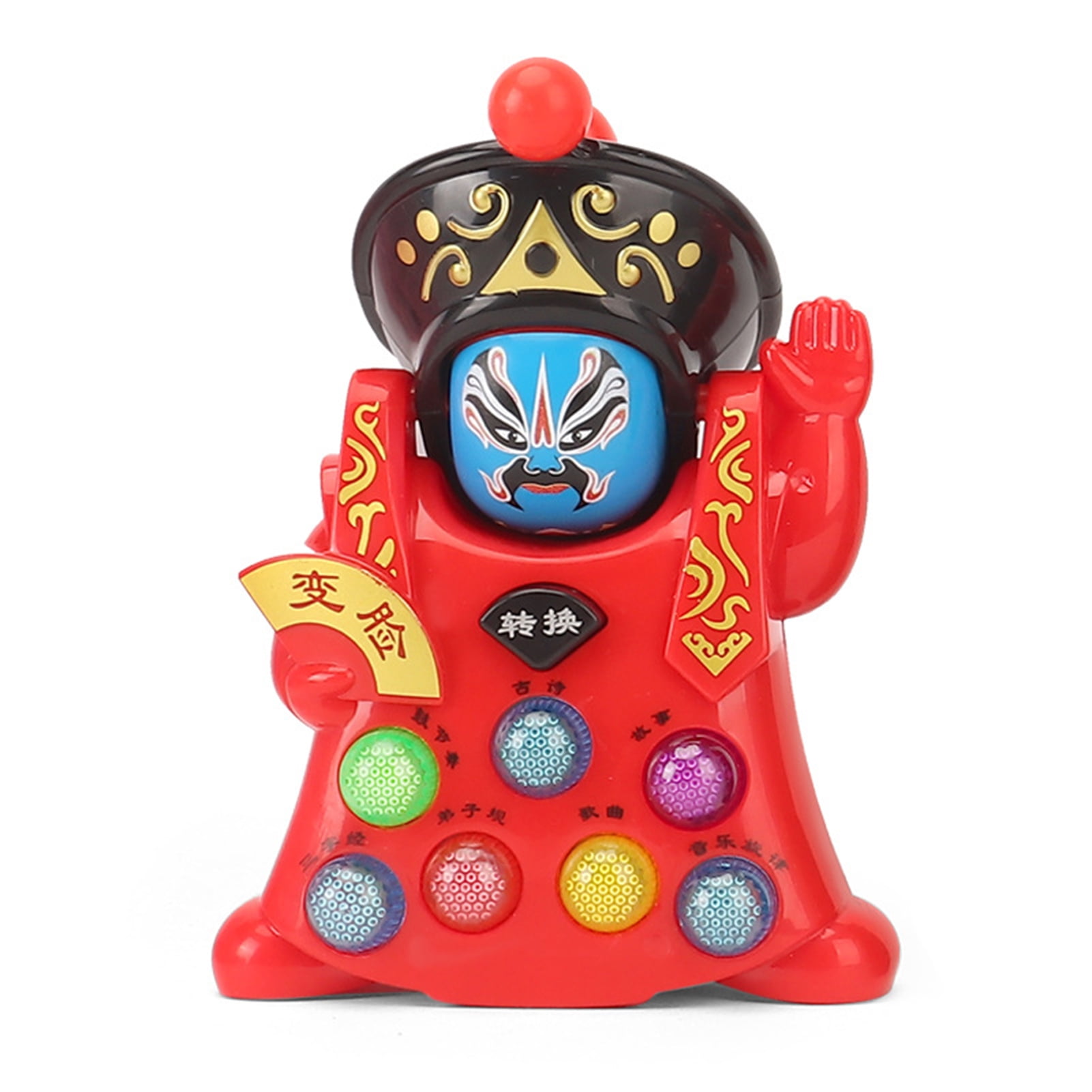 Kinaerty Sichuan Opera Face Changing Toy with Light Sound Early ...