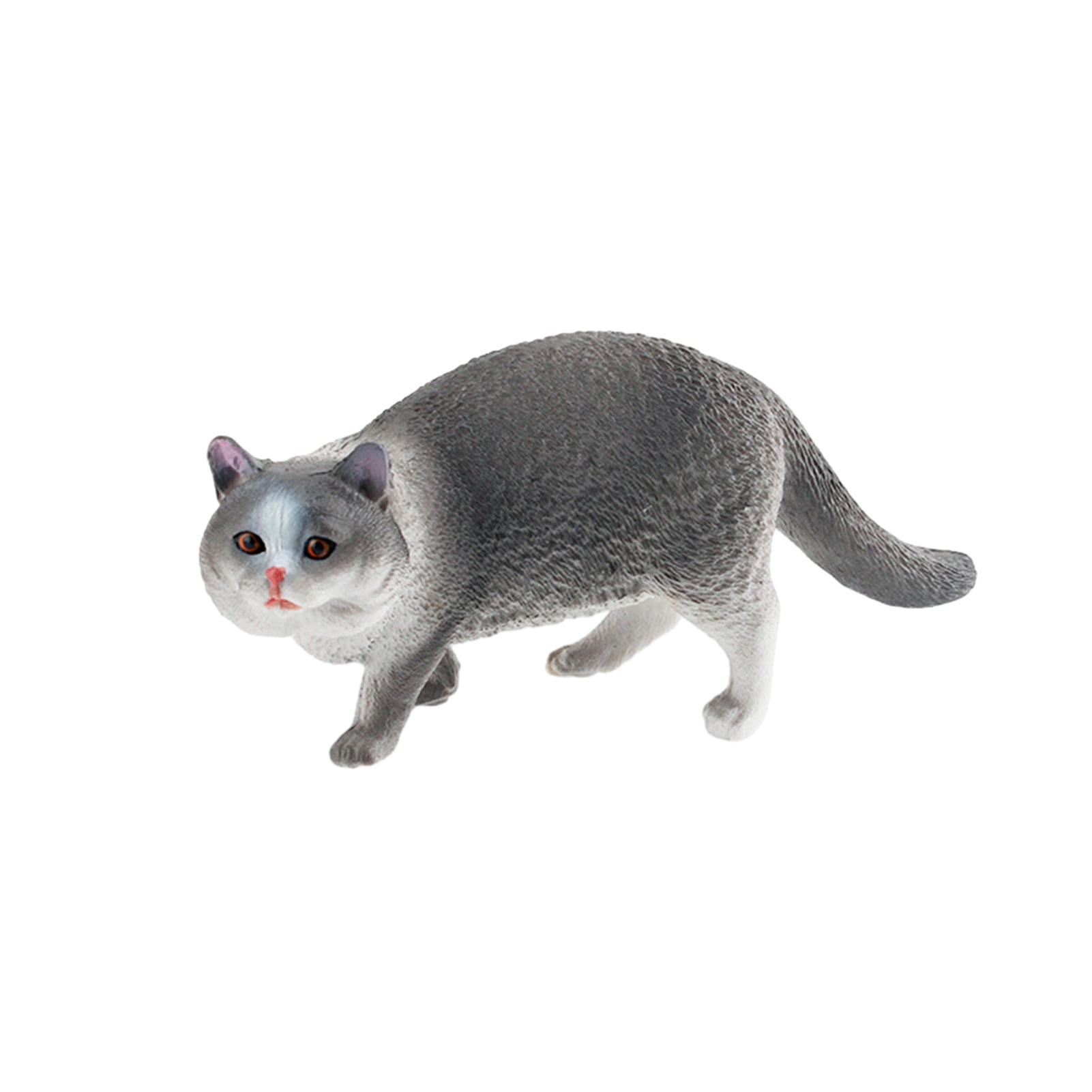 Kinaerty Simulation Cat Model Vivid Look Miniature Animal Figurine ...