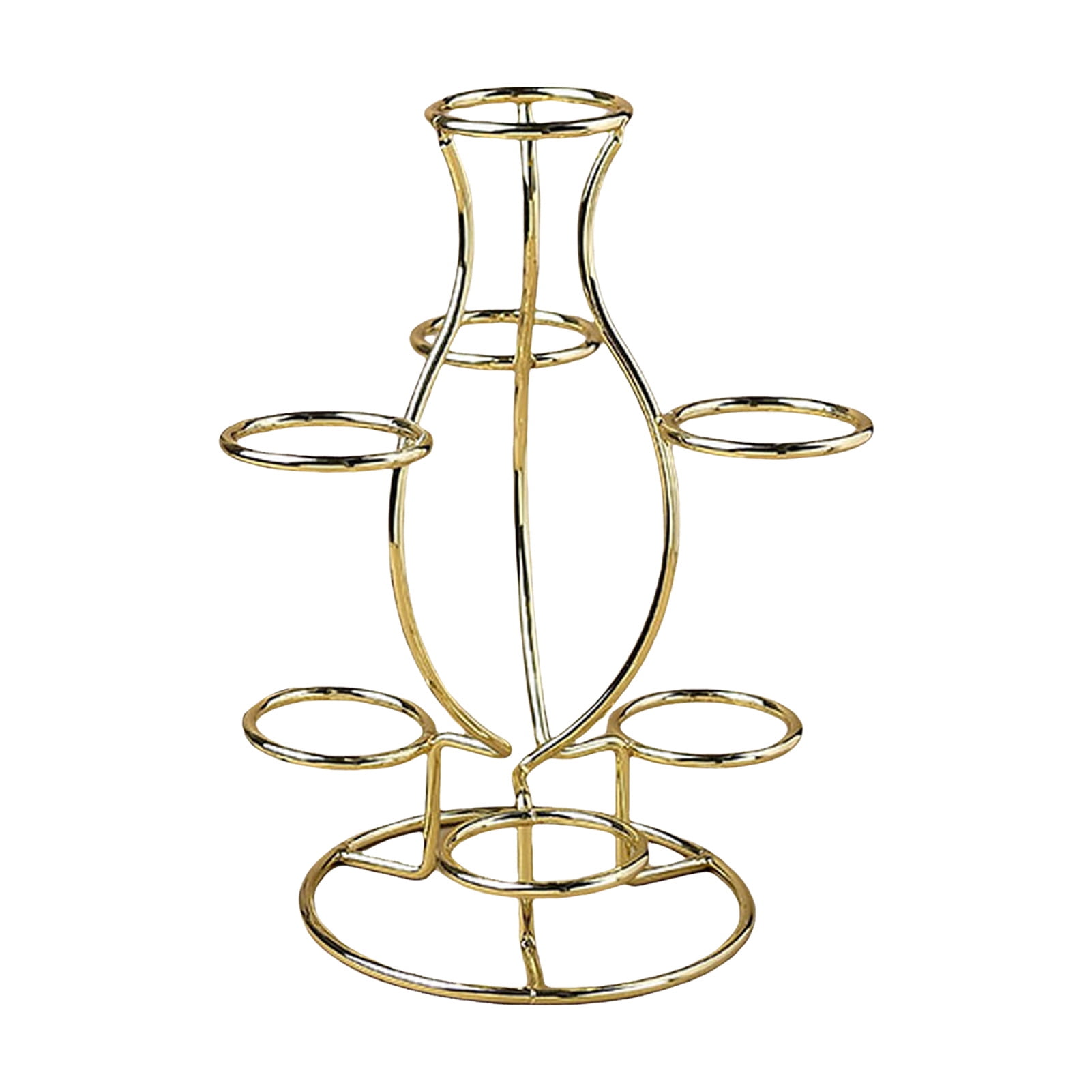 Kinaerty Sphere Metal Display Stand 7 Faux Crystal Ball Decorative ...