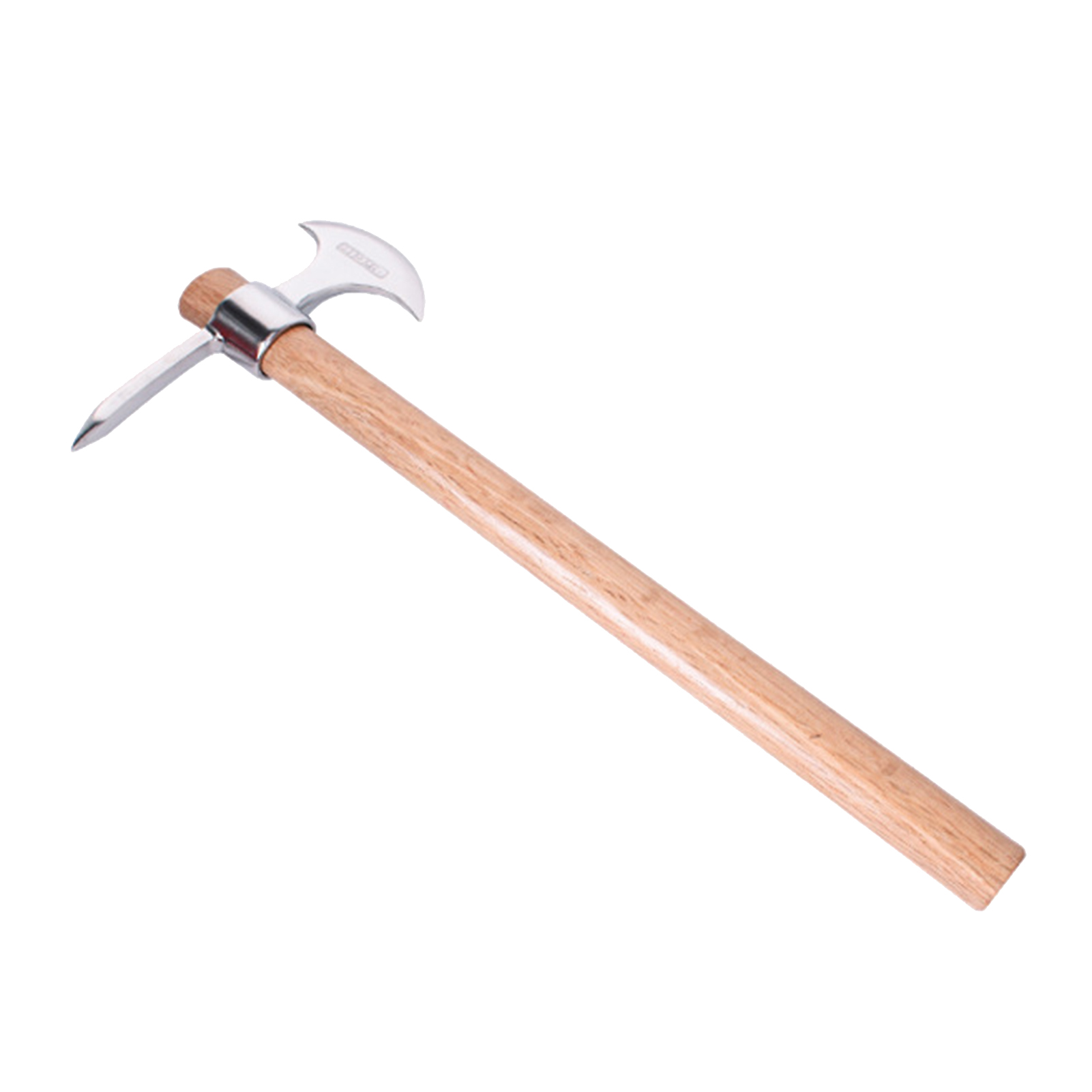 Kinaerty Stainless-Steel Double Headed Pickaxe with Wooden Handle ...
