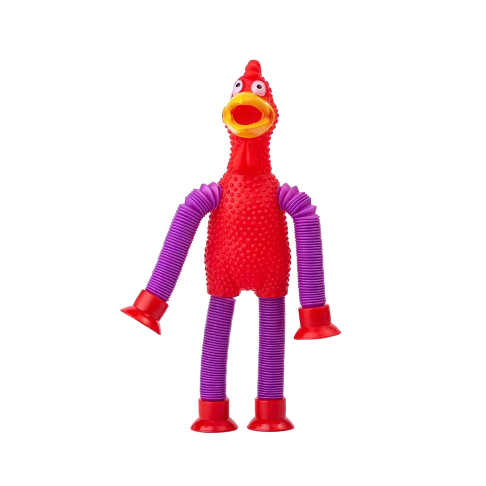 Kinaerty Telescopic Tube Chick Toy with Suction Cup Hands Feet LED ...