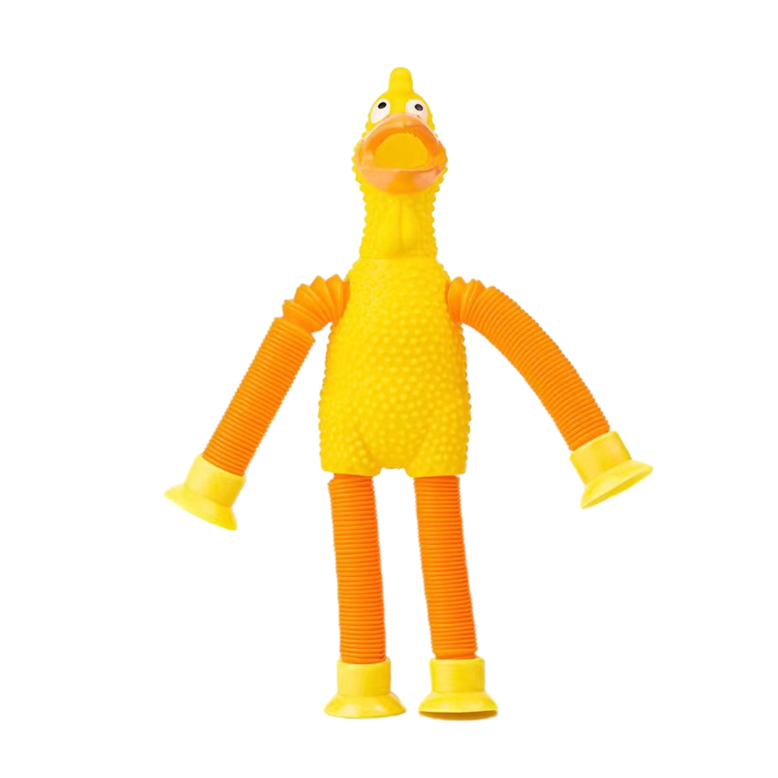 Kinaerty Telescopic Tube Chick Toy with Suction Cup Hands Feet LED ...