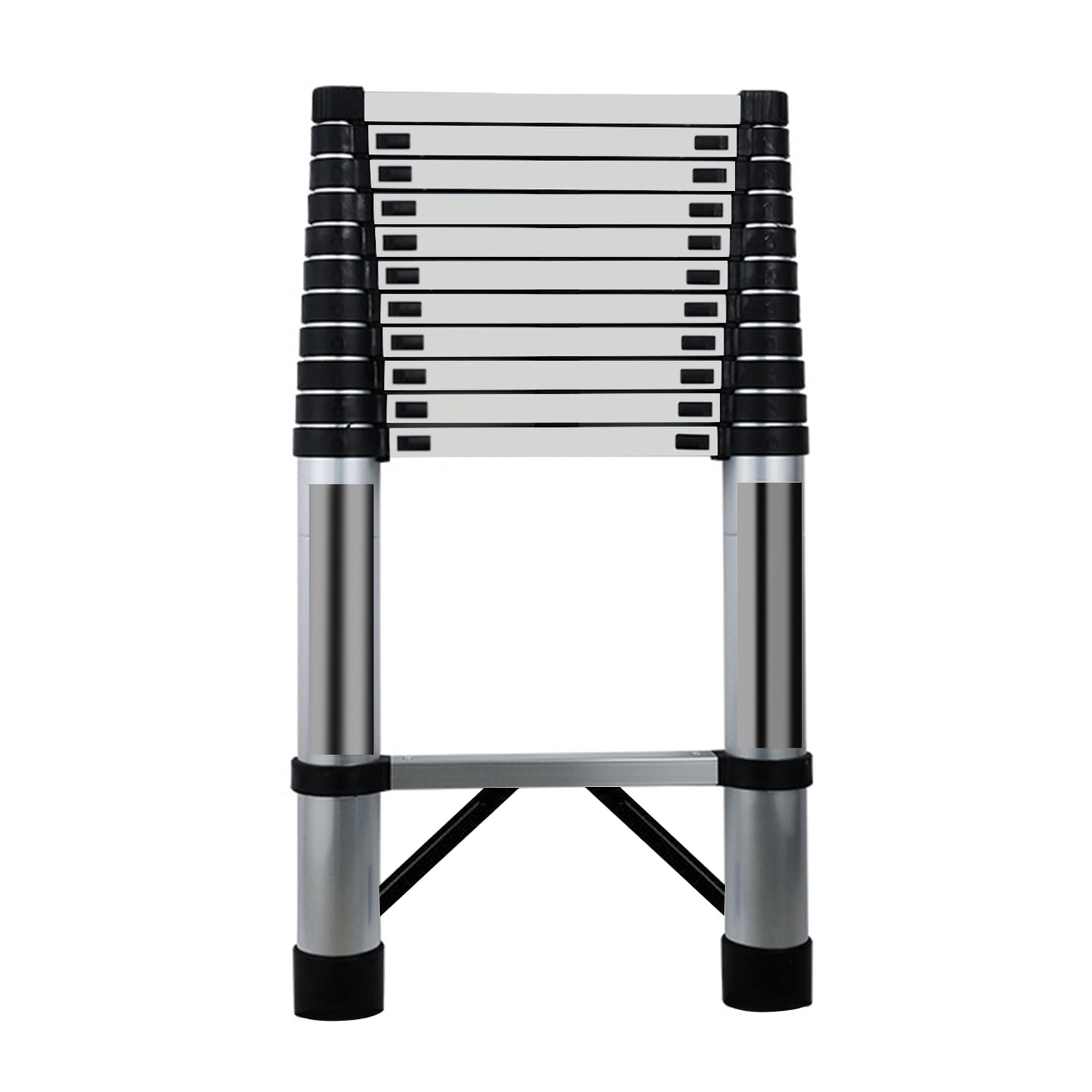 Kinaerty Telescoping Ladder Stainless Steel Sturdy Telescopic Ladder ...
