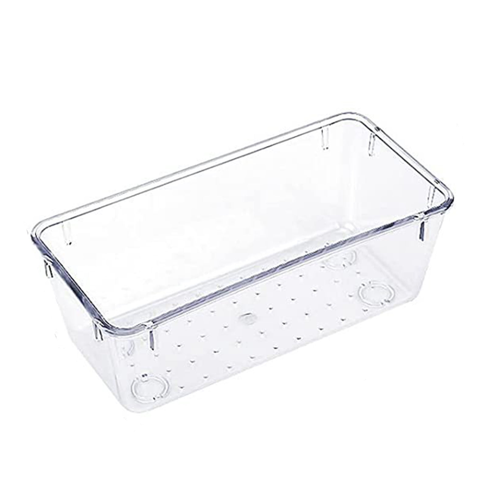Kinaerty Transparent Drawer Storage Box Clear Acrylic Drawer Organizer ...