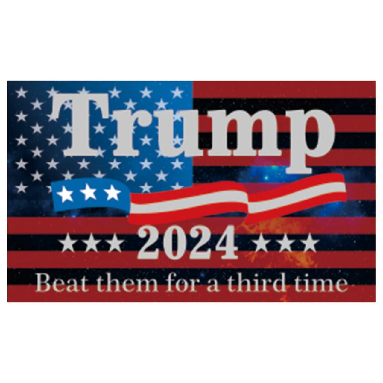 Kinaerty Trump 2024 Flag Win Everything Back Trump Flag Large President ...