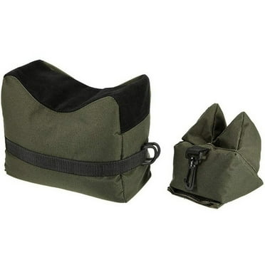 Portable Shooting Range Sand Bag Set Front & Rear Rifle Gun Bench Rest ...