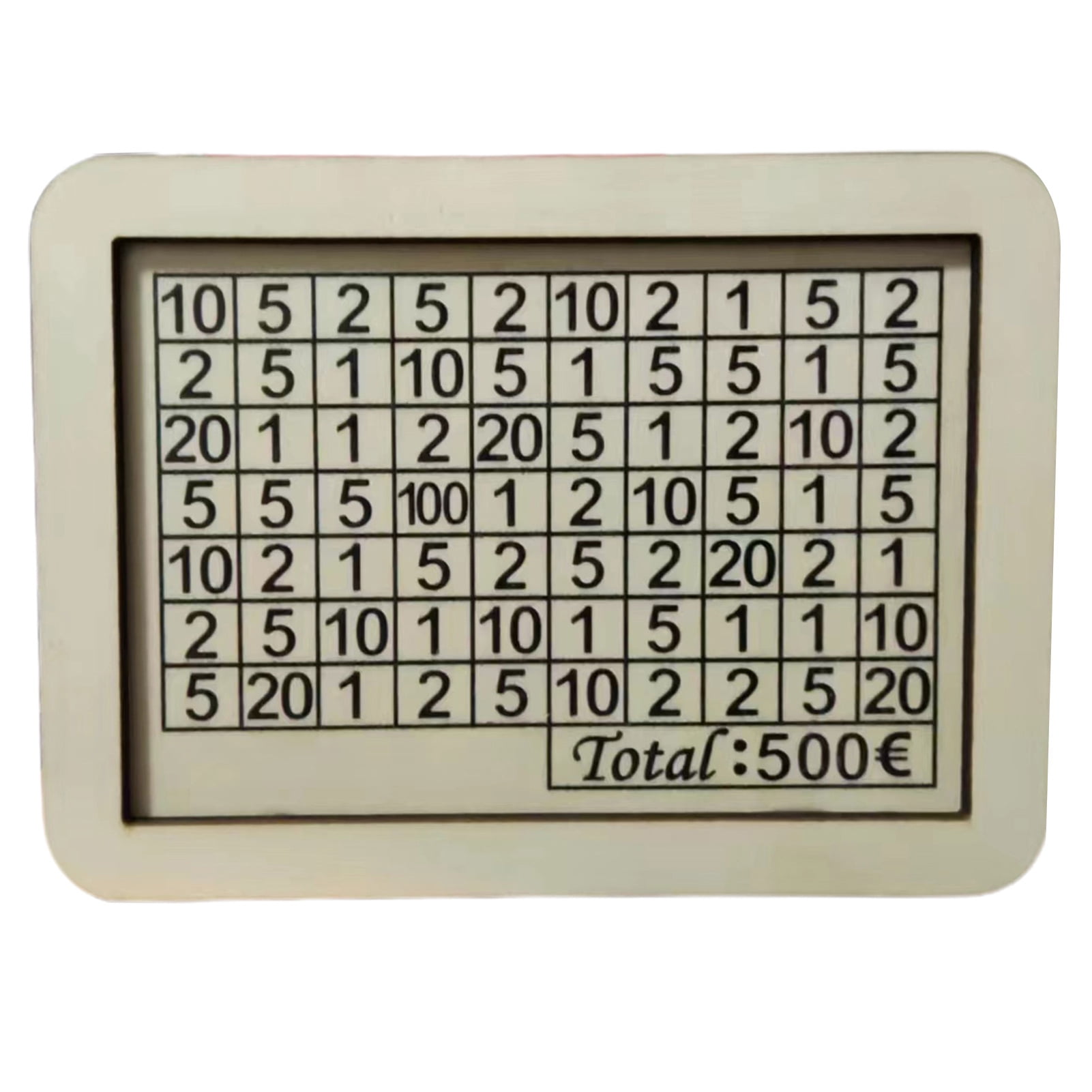 Kinaerty Wood Money Box with Counter 500/1000/2000/3000/5000/10000 ...