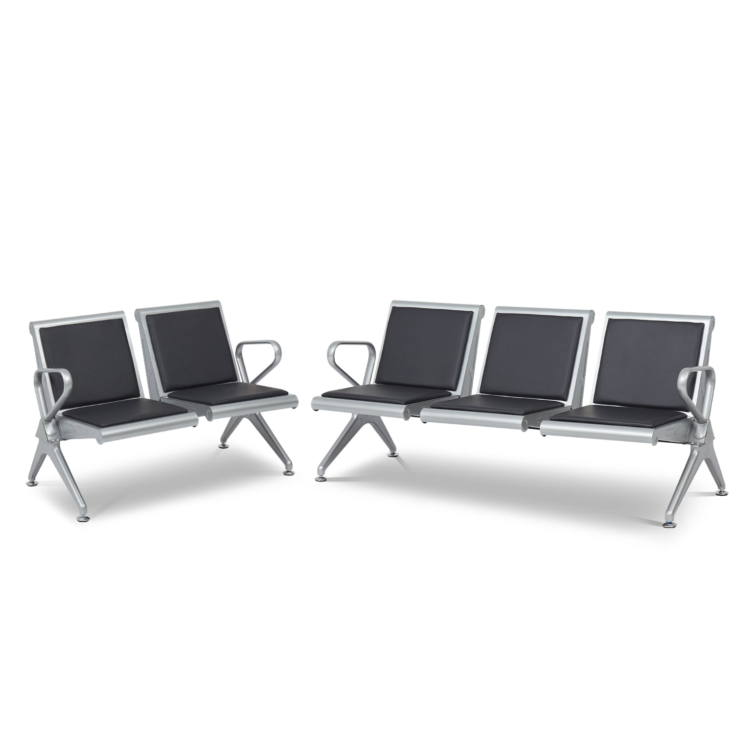 Kinbor 2pcs Medical Room Waiting Chair, PU Leather & Stainless Steel ...