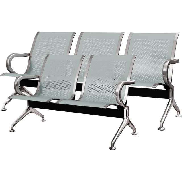 Kinbor 5-Seat Waiting Room Chairs, Airport Reception Chairs Reception ...