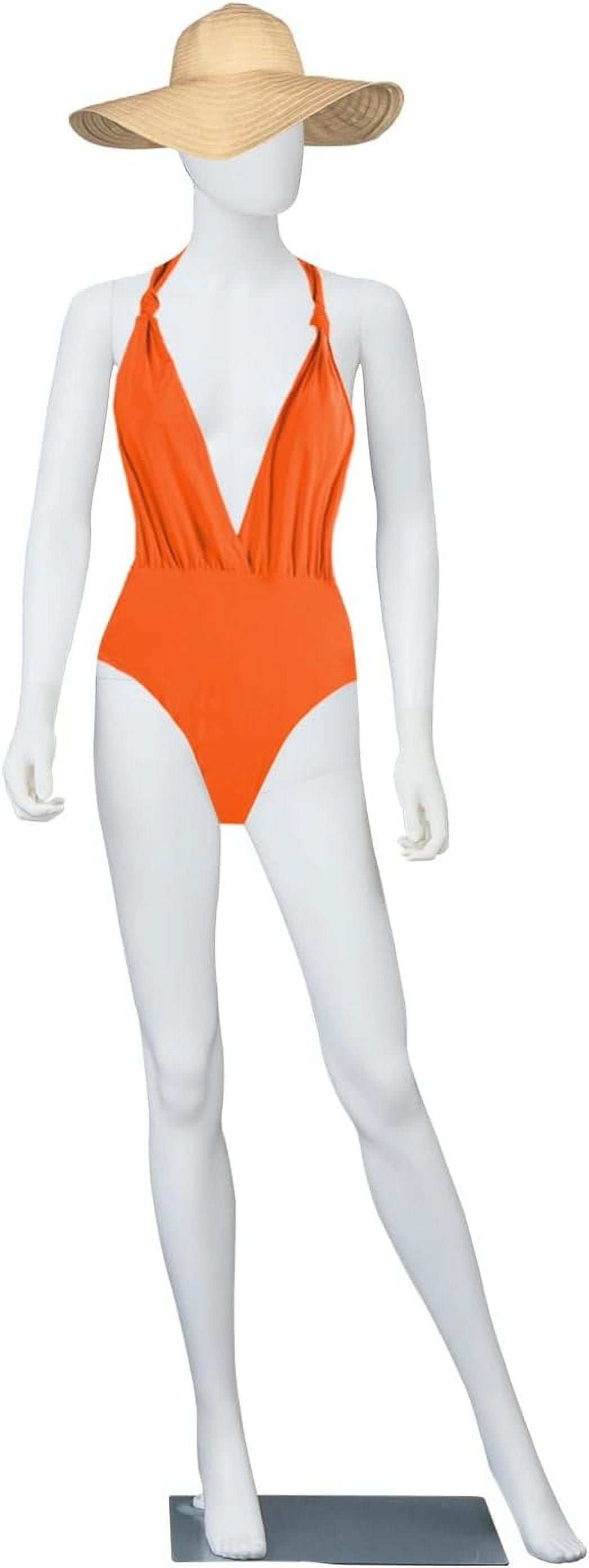 Kinbor 6FT Female Mannequin Dress Form Display, Manikin Torso Stand ...