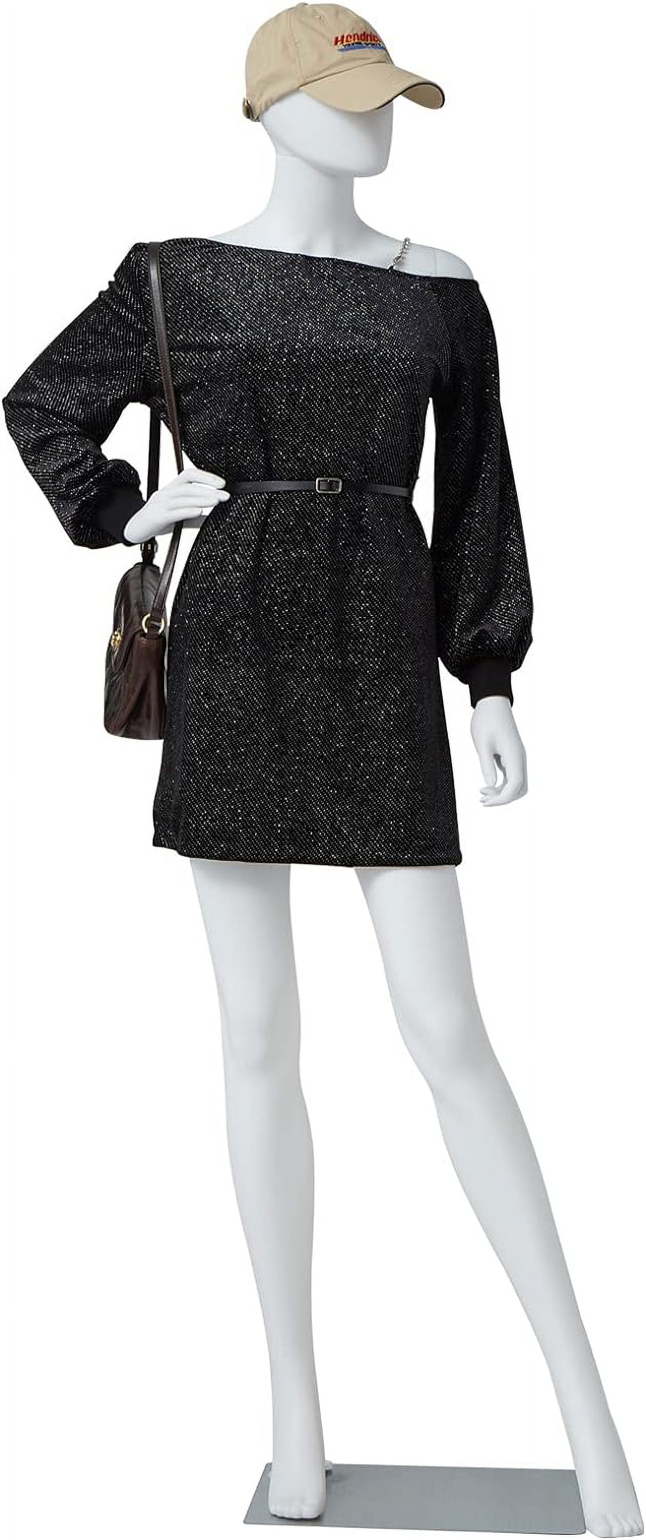 Kinbor 6FT Female Mannequin Dress Form Display, Manikin Torso Stand ...