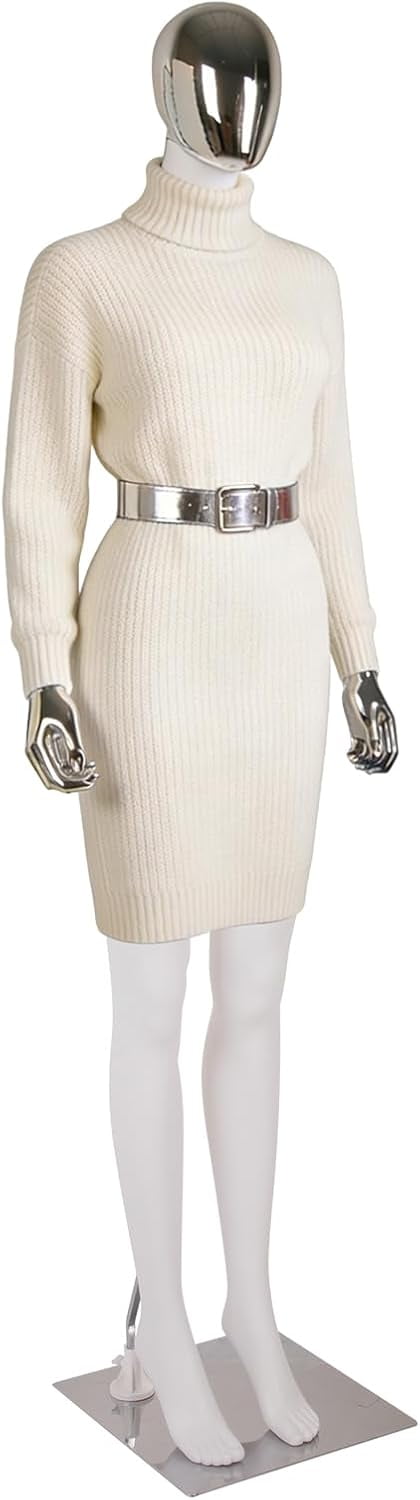 Kinbor Full Body Female Mannequin - Elegant Tall Female Mannequin with ...