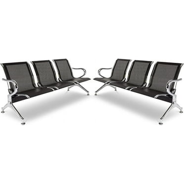 3-Seat Waiting Room Chairs - Waiting Room Chairs with Arms Airport ...