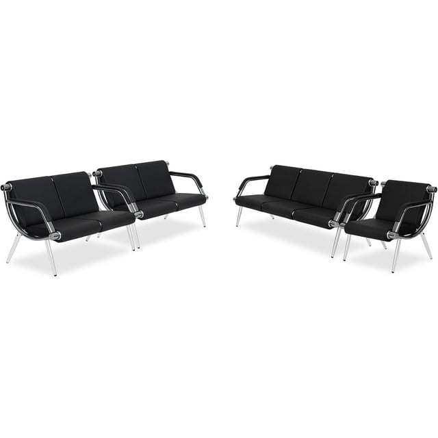 Kinbor Reception Chairs, 8-Seat Airport Seating Waiting Room Bench ...