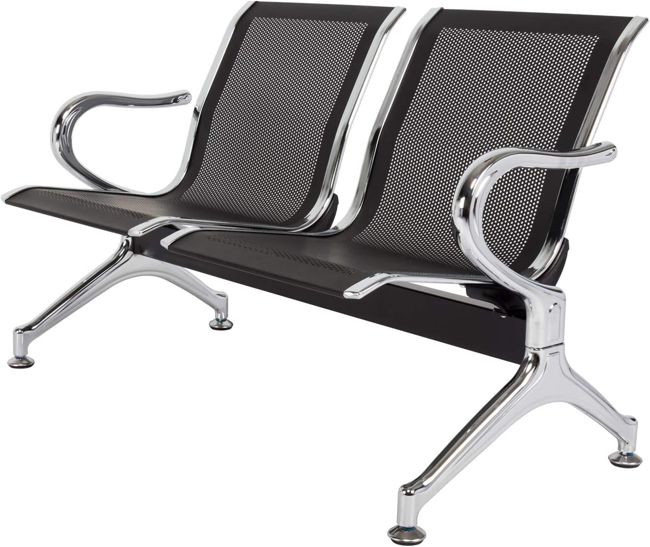 Kinbor Waiting Room Chairs, 2-Seat Office Guest Chair Waiting Room ...