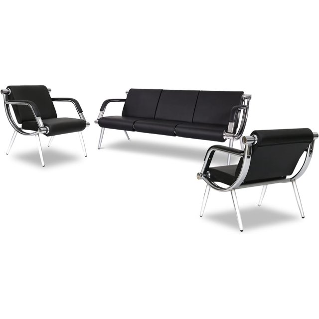 Kinbor Waiting Room Chairs Sofa Furniture, 5-Seat Office Guest ...