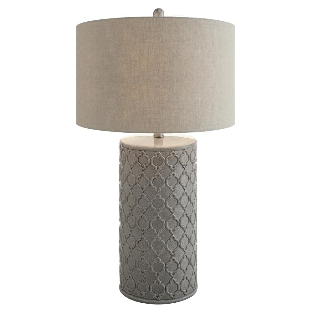 Kincaid 30-Inch Table Lamp, Grey - Walmart.com