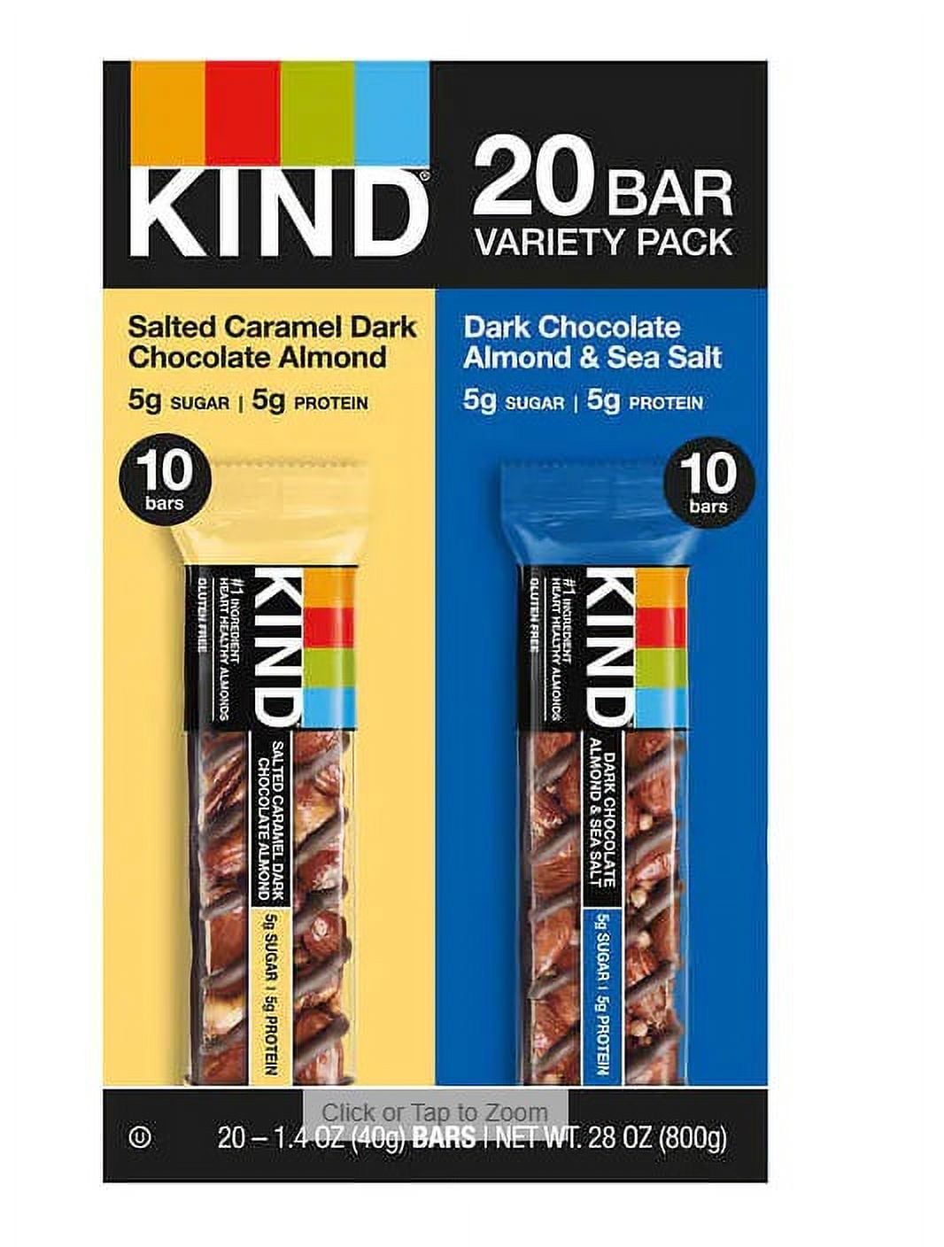 Kind Bars Healthy Snacks - Nuts & Spices Variety Pack, 1.4 oz, 20-count ...