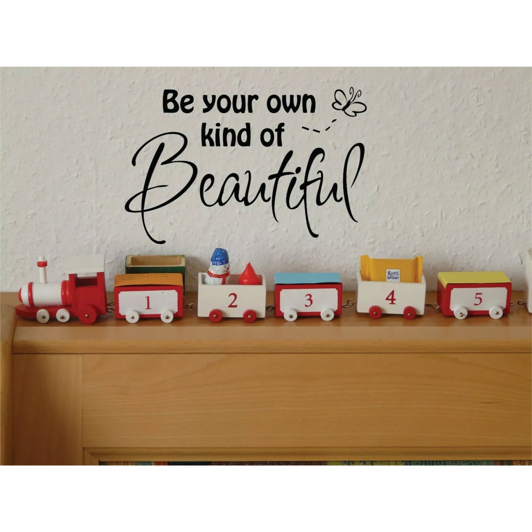 Be Your Own Kind of Beautiful Wall Decal Inspirational Quote Vinyl ...