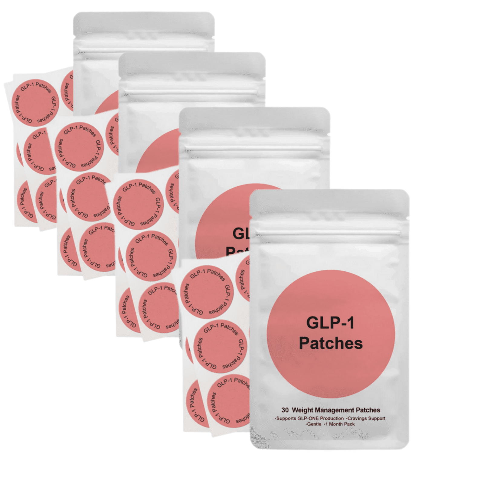 Kind Glp-1 Patches with Berberine, Chromium & Vitamin B - 8-Hour Transdermal formula for Support ...