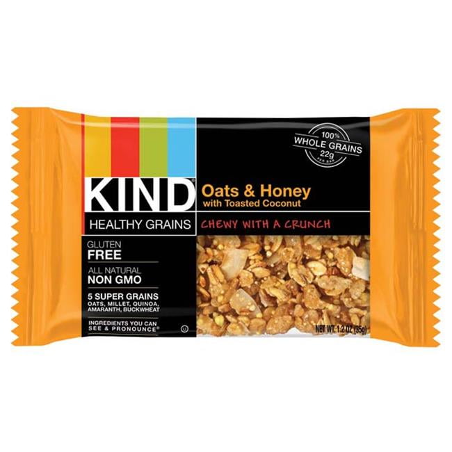 Kind Healthy Grains Oats & Honey with Toasted Coconut Granola Bar 1.2 ...
