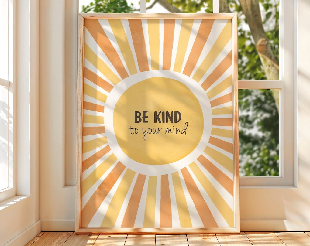 Be Kind To Your Mind, Therapy Office Decor, School Counselor, Mental ...
