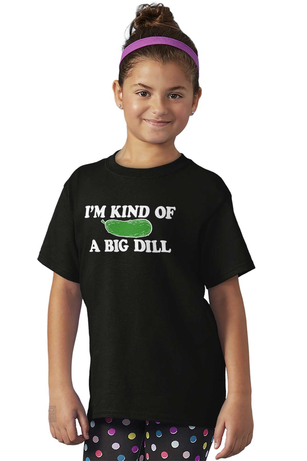 Kind Of Big Dill Food Funny Pickle Crewneck T Shirts Boy Girl Teen ...