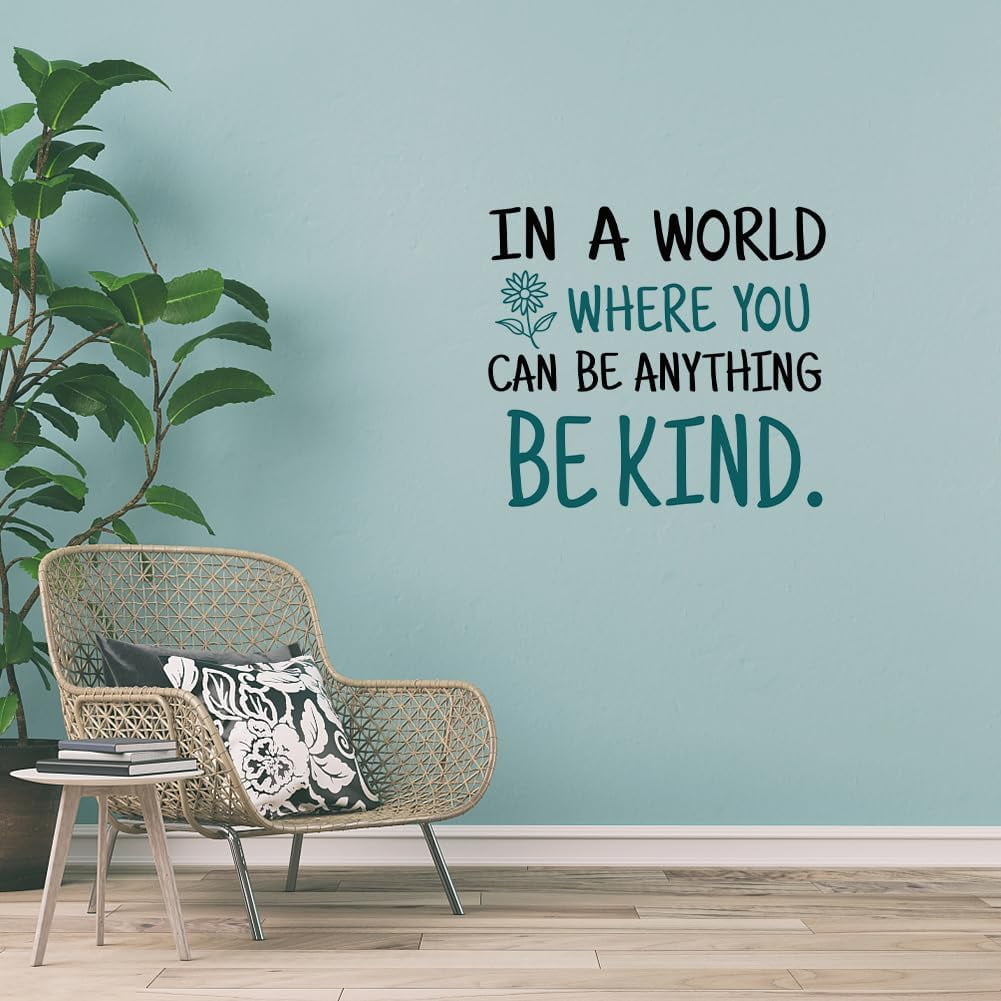 PVC Wall Stickers for Home Living Room Bedroom Decoration Maxim Word ...