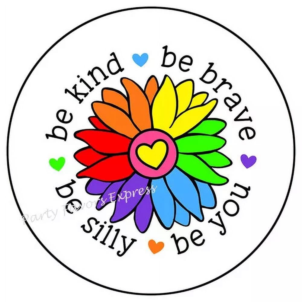 Be Kind Be Silly Be Brave Be You Sticker Party Favors Sticker Envelope ...