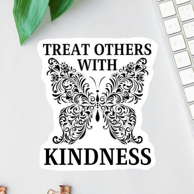 Be Kind Sticker, Butterfly Sticker, Kindness Label, Kindness Sticker ...