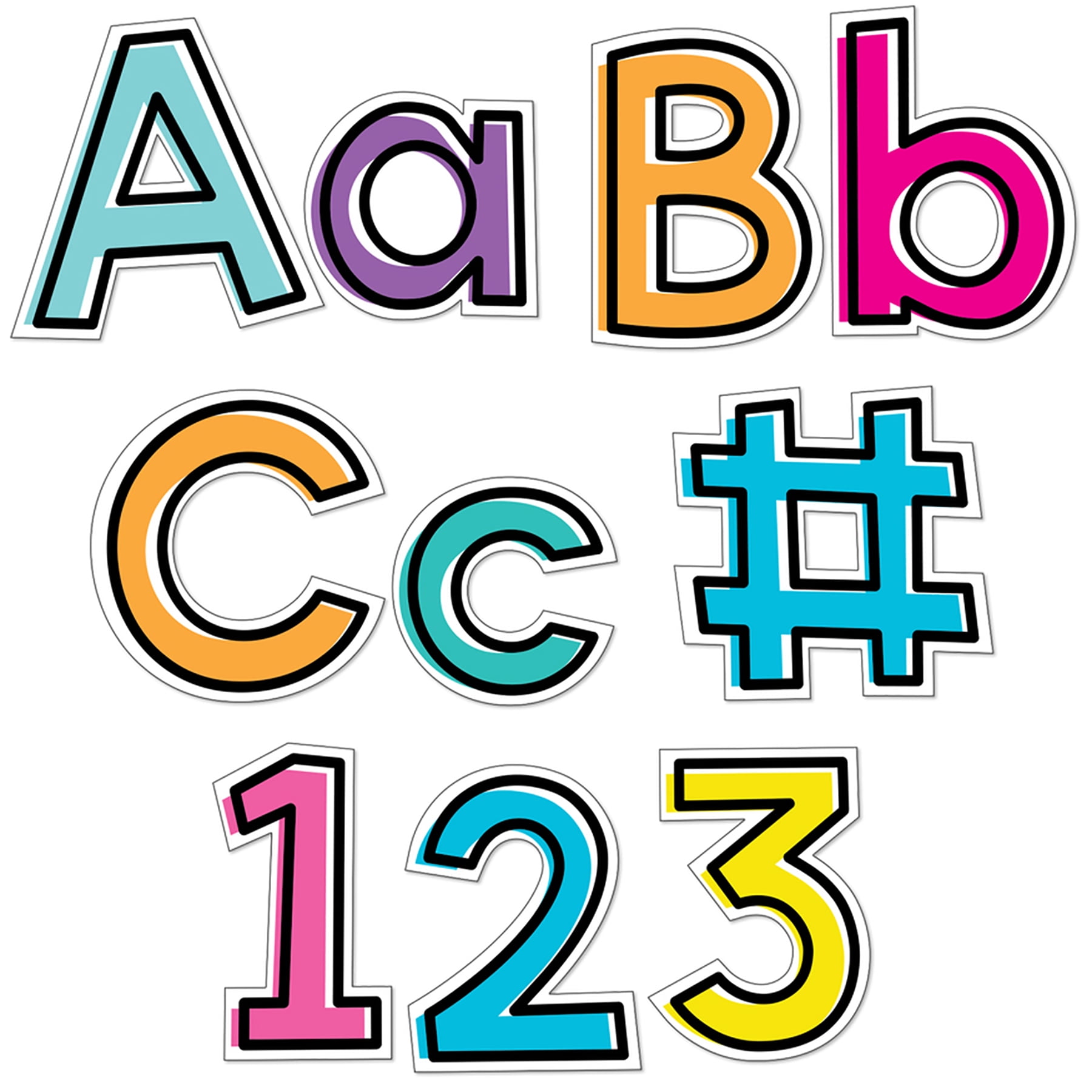 Carson Dellosa Education Kind Vibes Combo Pack EZ Letters, 219 Pieces ...