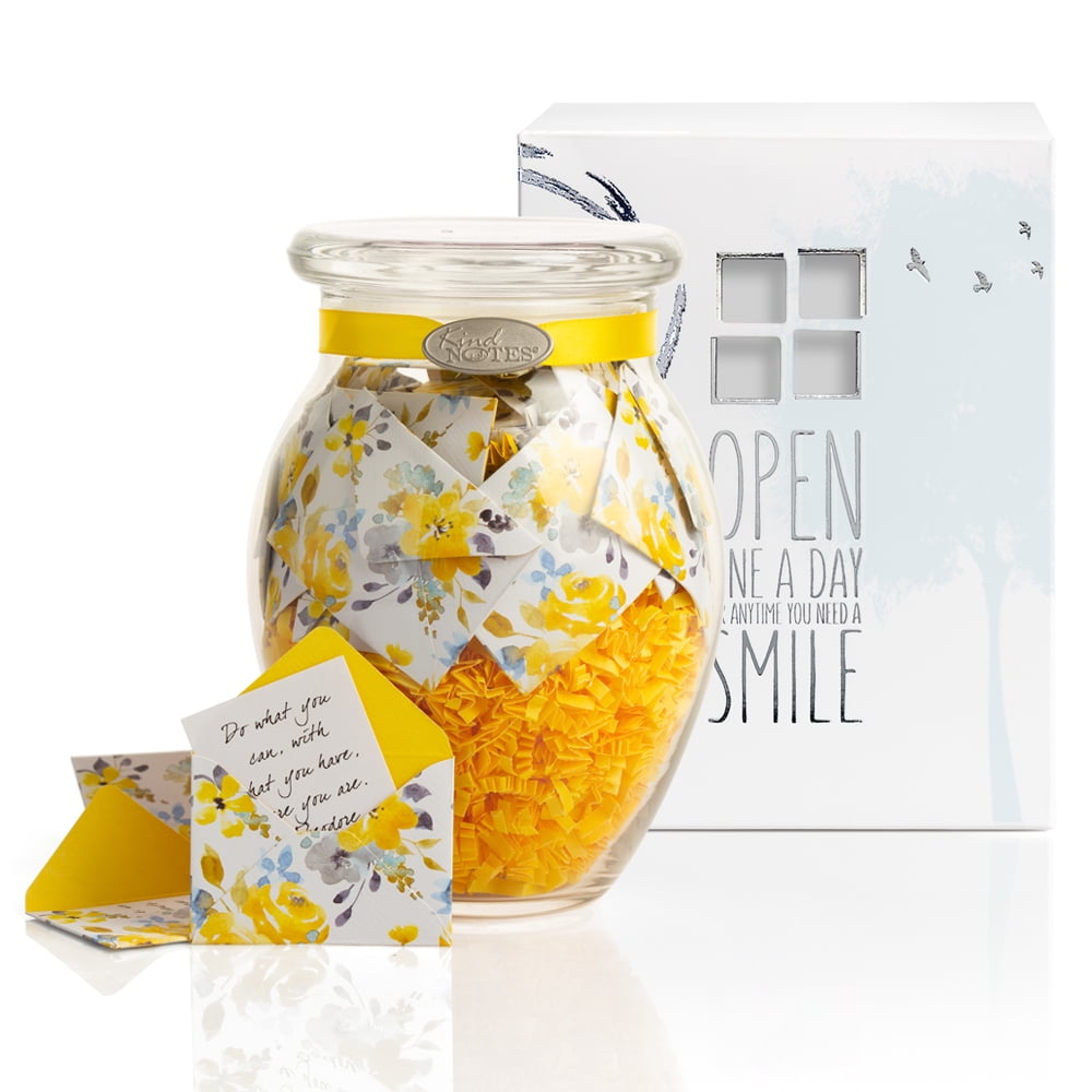 KindNotes Glass Keepsake Gift Jar with FRIENDSHIP AND INSPIRATIONAL ...