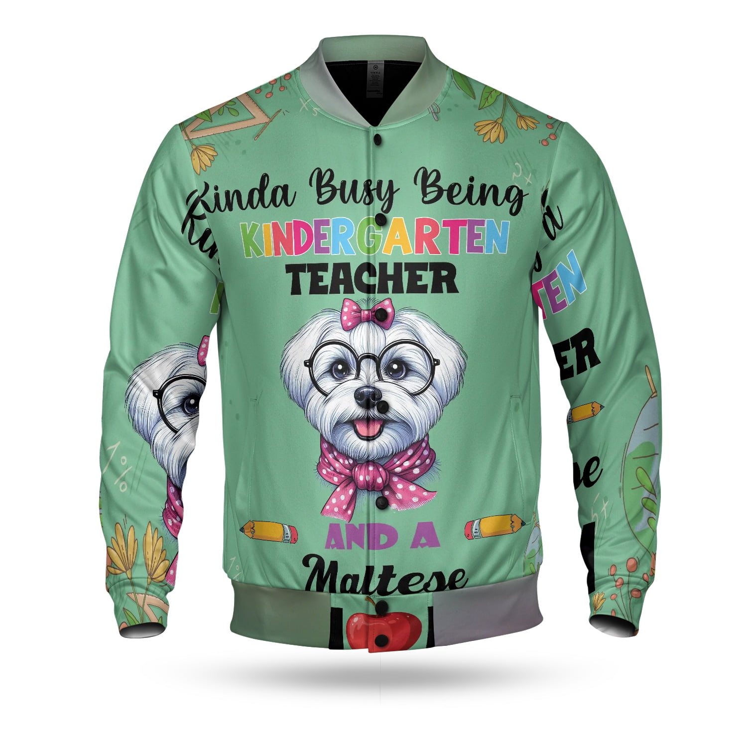 Kinda Busy Being Kindergarten Teacher and Maltese Mom All Over Print 3D ...