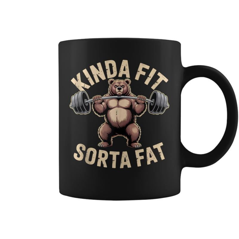 Kinda Fit Sorta Fat Workout Coffee Mug - Walmart.com