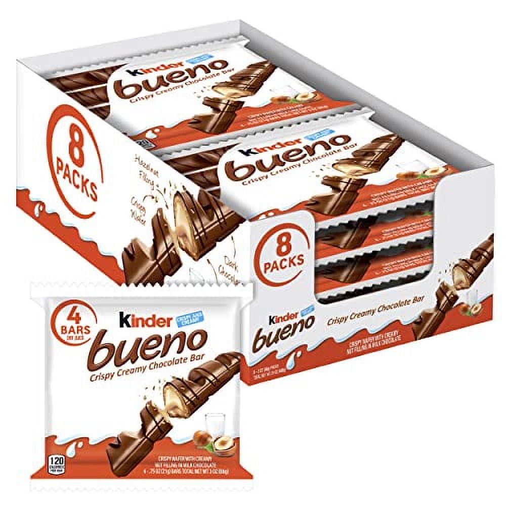Kinder Bueno Milk Chocolate .. and Hazelnut Cream, 2 .. Packs, 2 ...