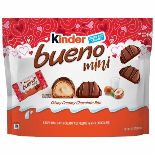 Kinder Bueno Mini, Crispy Creamy Milk Chocolate Bites, Individually ...