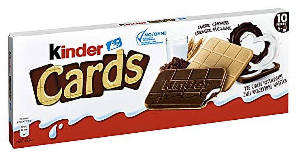 Kinder Candy Pack: Creamy Milk and Chocolate Cocoa Cream Biscuits (2 x ...