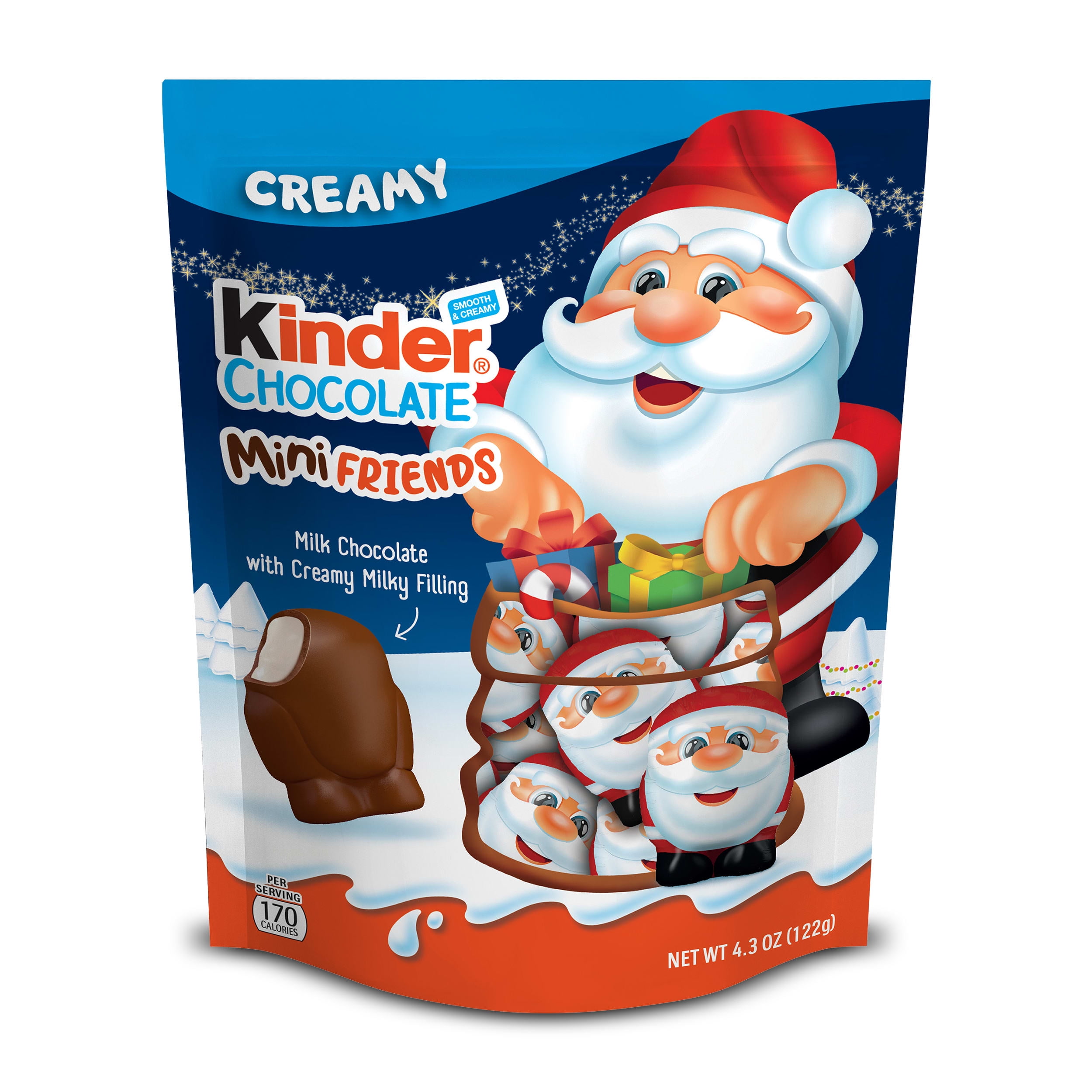Kinder Chocolate Mini Friends, Milk Chocolate With Creamy Milky Filling ...