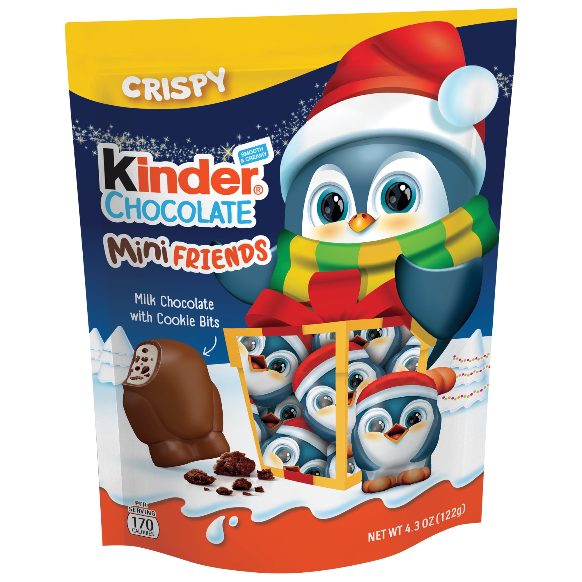 Kinder Holiday Chocolate Treat, Mini Friends, Creamy Milky Filling and ...
