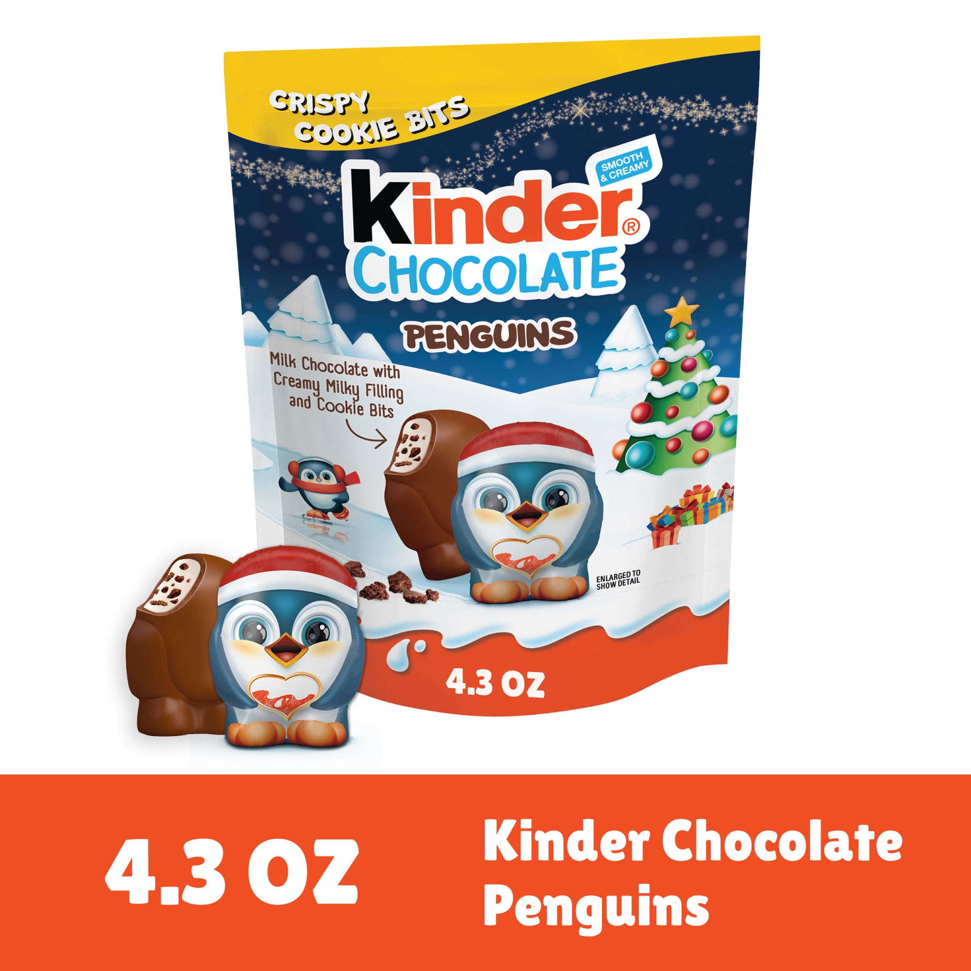 Kinder Holiday Chocolate Treat, Mini Friends, Creamy Milky Filling and ...